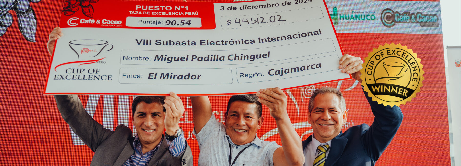 The Journey of Miguel Padilla Chinguel: From Family Tradition to Award – Angelino's Coffee